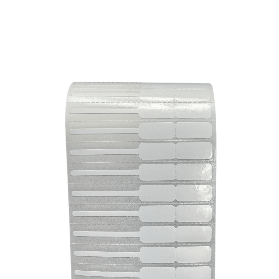 PP Gloss Jewelry Label 6.9 x 0.8 cmสติ๊กเกอร์จิวเวลรี่เนื้อพีพีขาวเงา ...