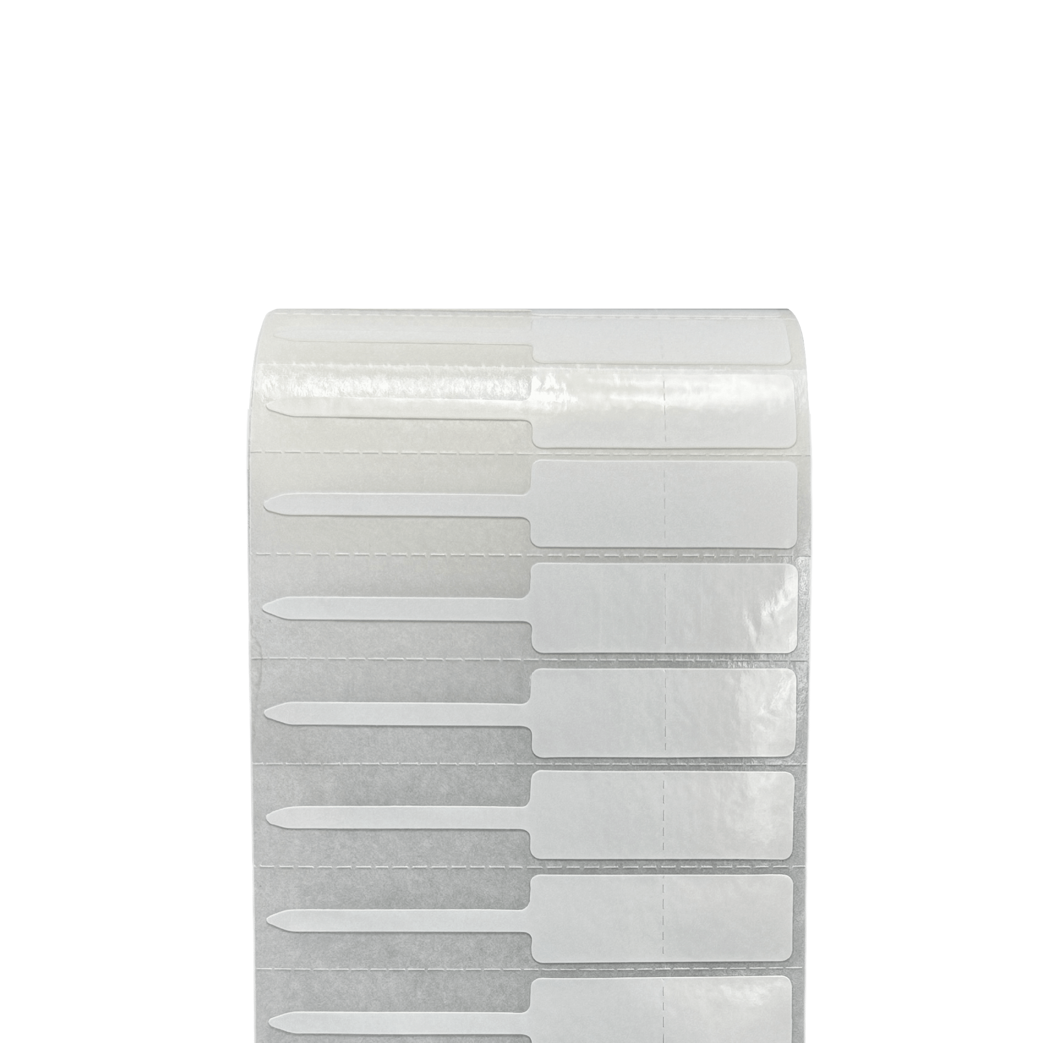 PP Gloss Jewelry Label 6.95 x 1.15 cmสติ๊กเกอร์จิวเวลรี่เนื้อพีพีขาวเงา ...